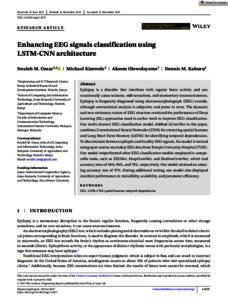 Enhancing EEG signals classification using LSTM-CNN architecture - IIUM Repository (IRep)